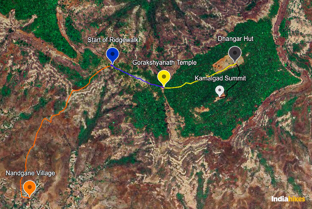 Kamalgad Trek - Off-beat Fort Trek near Pune