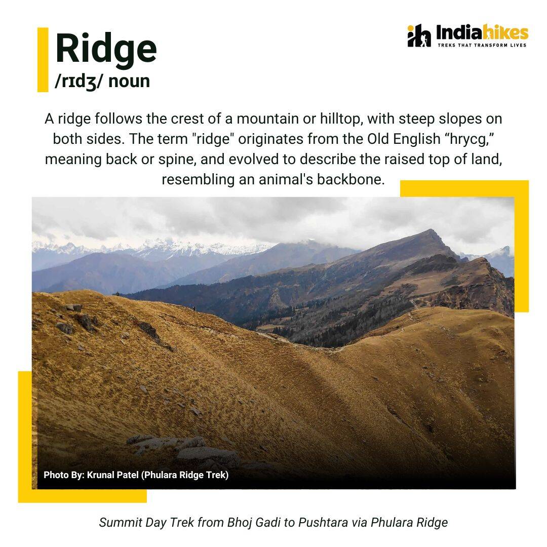 What is a Ridge? Definition and Meaning